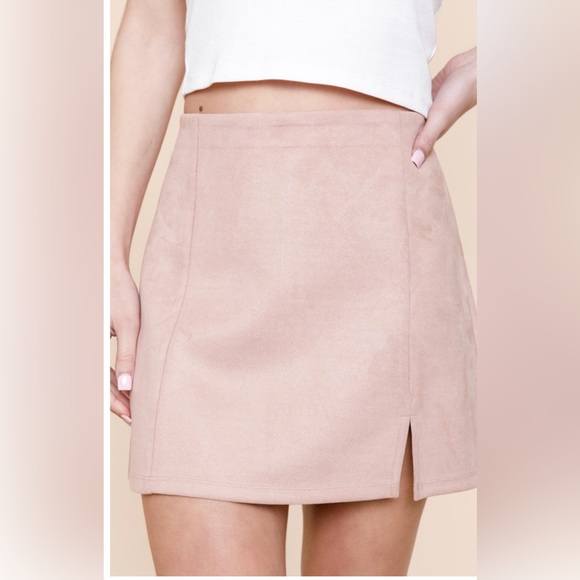 Francesca's Collections | Skirts | Womens Addison Side Slit Mini Skirt ...